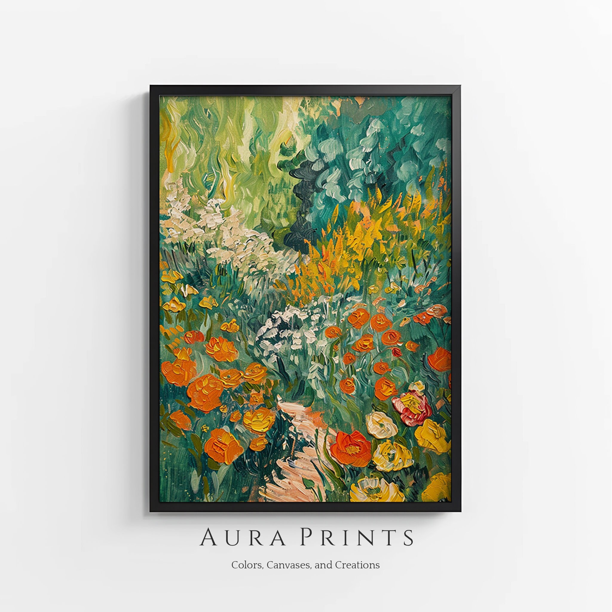 Edvard Munch Flowering Garden PRINTABLE Digital Wall Art Masterpiece ...