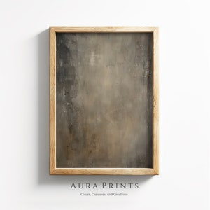 Earthy Tones Abstract Painting | Neutral Wall Art | Vintage Cottage ...