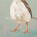 Printable Cute Easter Bird Vintage Digital Oil Art Wall Gift Painting ...
