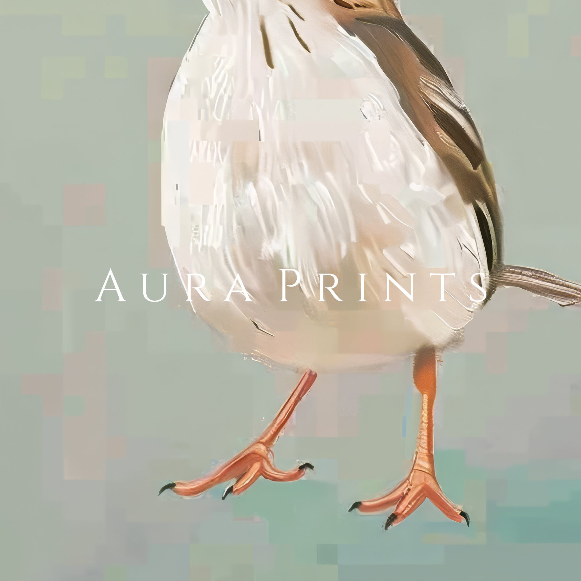Printable Cute Easter Bird Vintage Digital Oil Art Wall Gift Painting ...