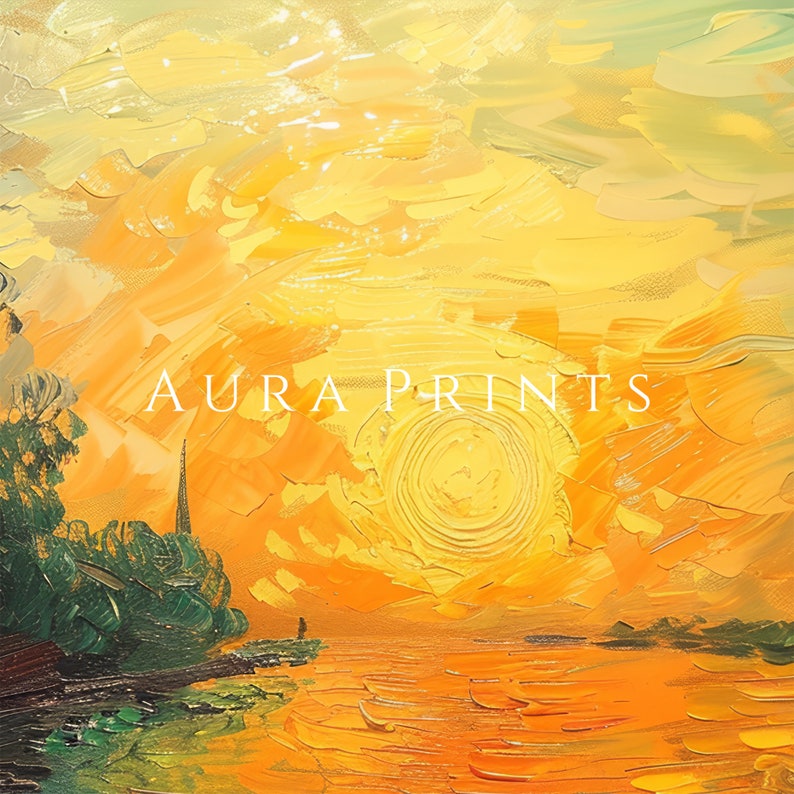 Edvard Munch Sunset Over Seine PRINTABLE Digital Painting Cottagecore ...