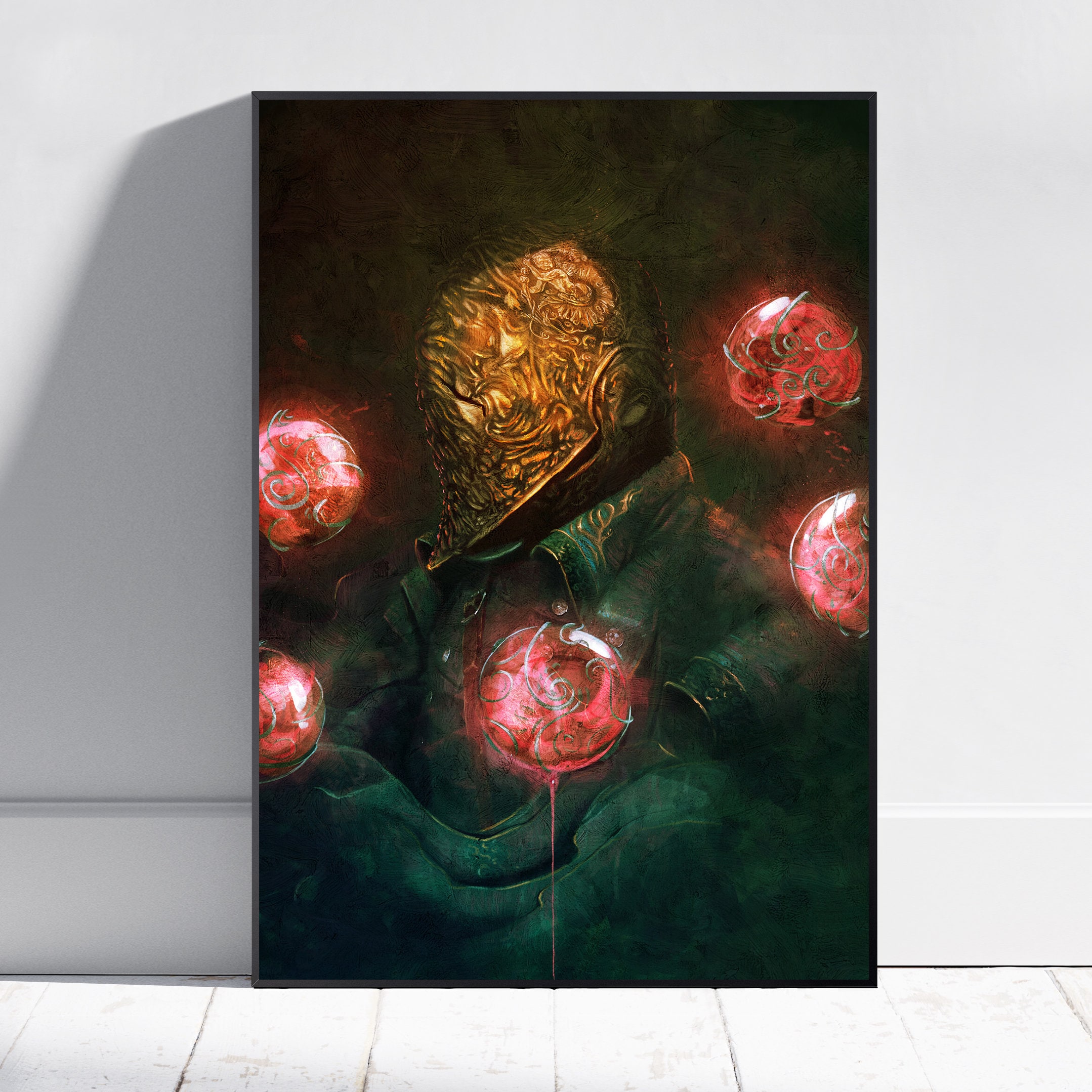 Bloodborne Poster, Lady Maria Wall Art, Rolled Canvas Print, Game ...