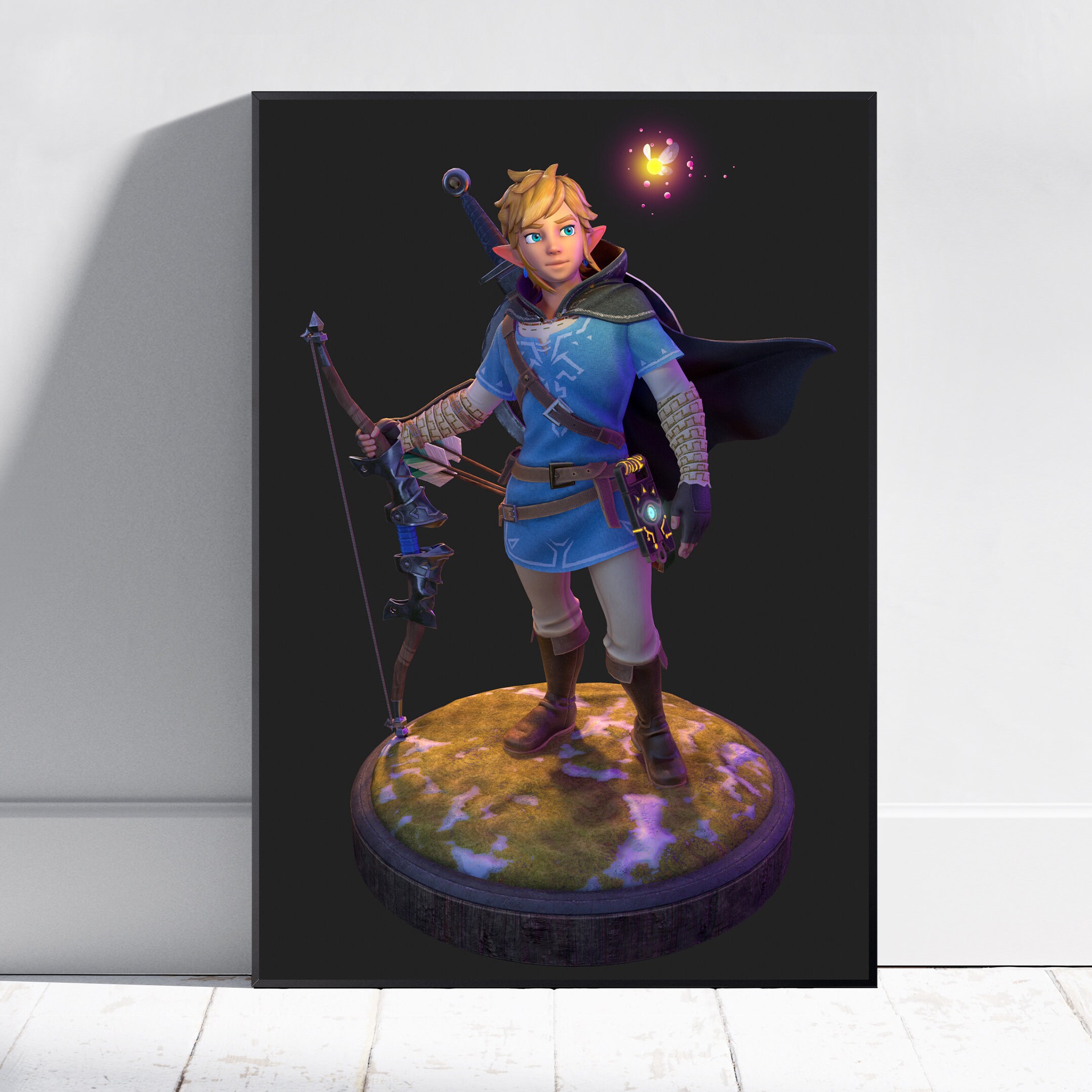 The Legend of Zelda Poster, Breath of the Wild Wall Art, Fine Art Print ...