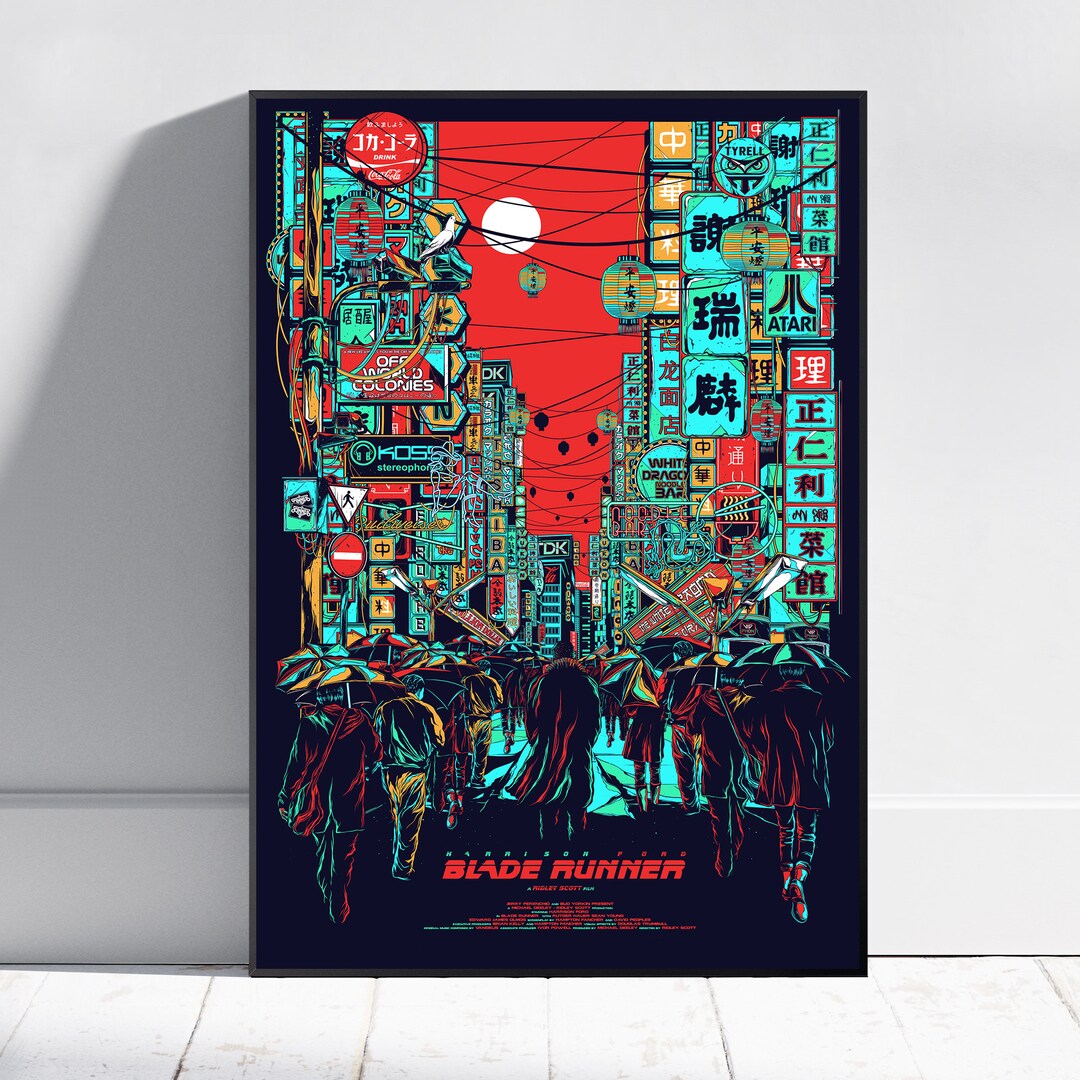 Blade Runner Poster, Ryan Gosling Wall Art, Rolled Canvas Print, Movie ...