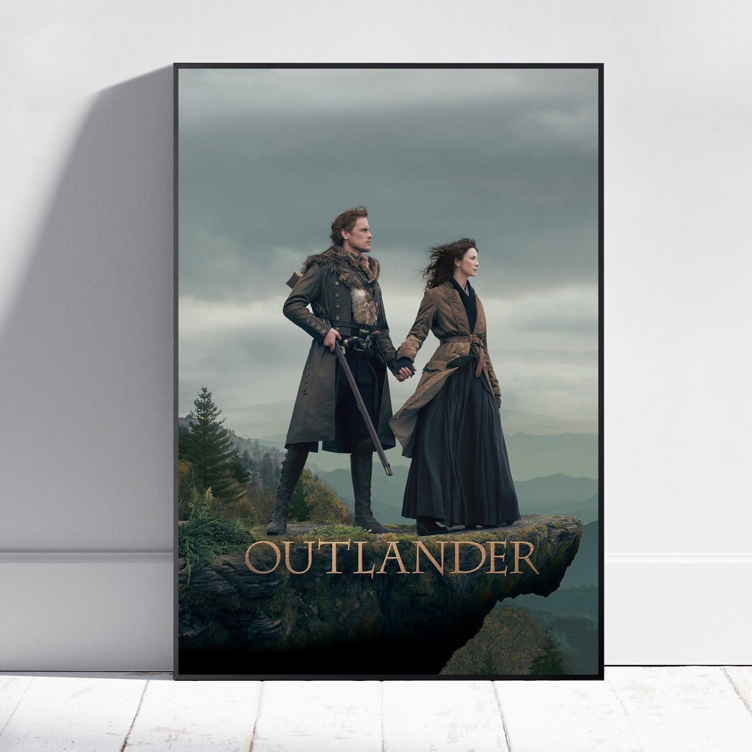 Outlander Poster, Caitríona Balfe Wall Art, Rolled Canvas Print, TV ...