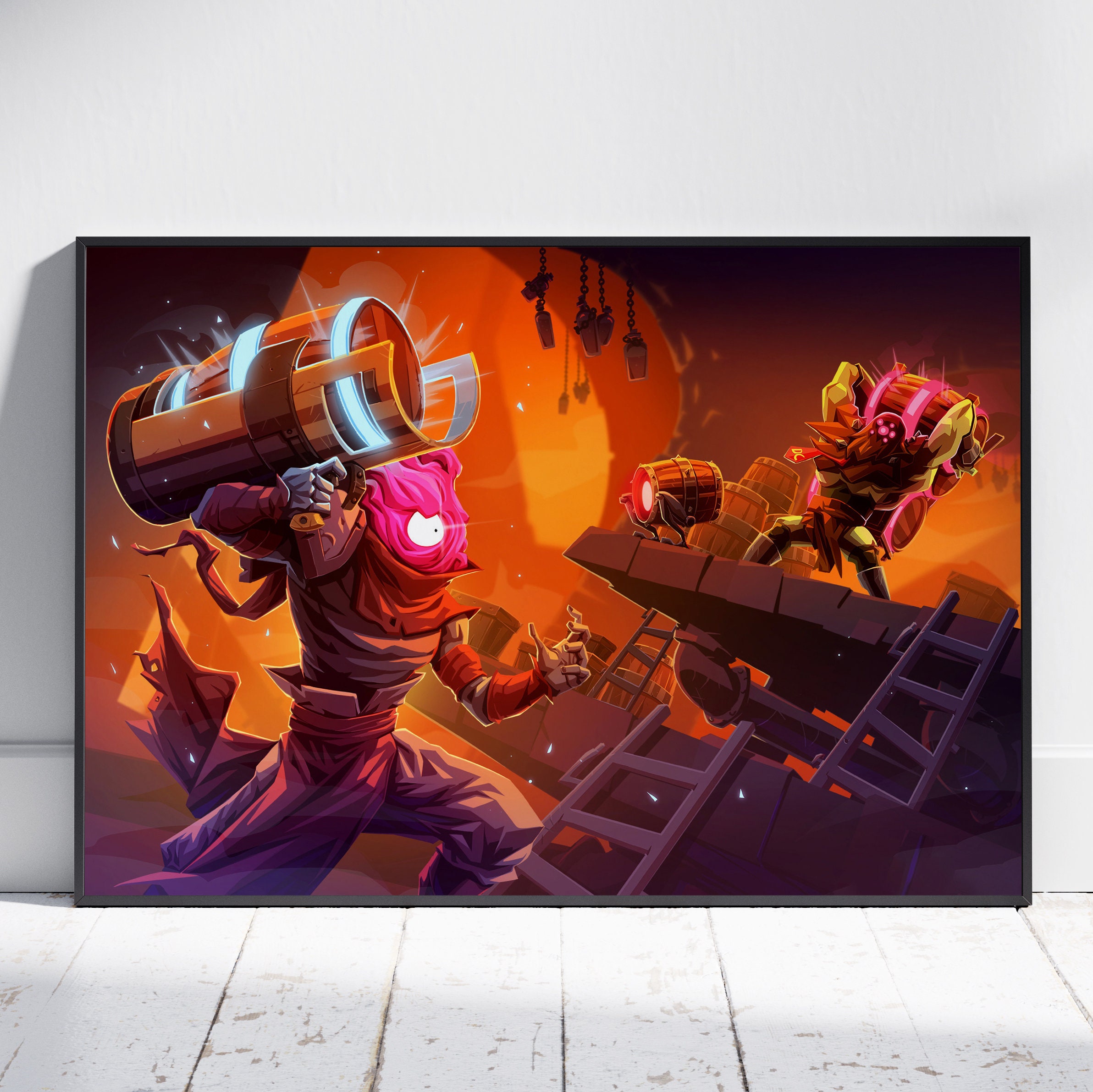 Dead Cells Poster, the Beheaded Wall Art, Fine Art Print, Game Poster ...