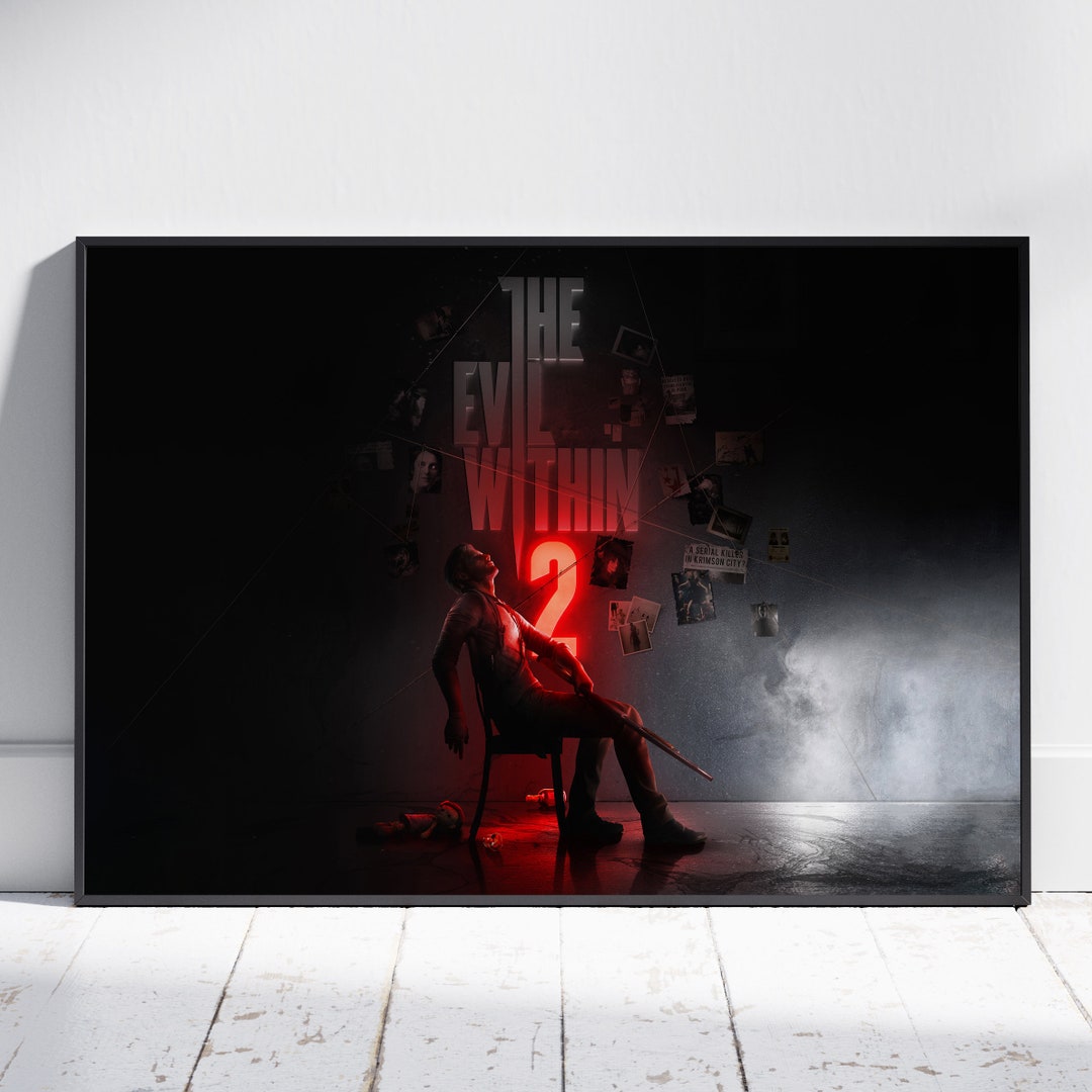 The Evil Within Poster, Video Game Wall Art, Rolled Canvas Print, Game ...