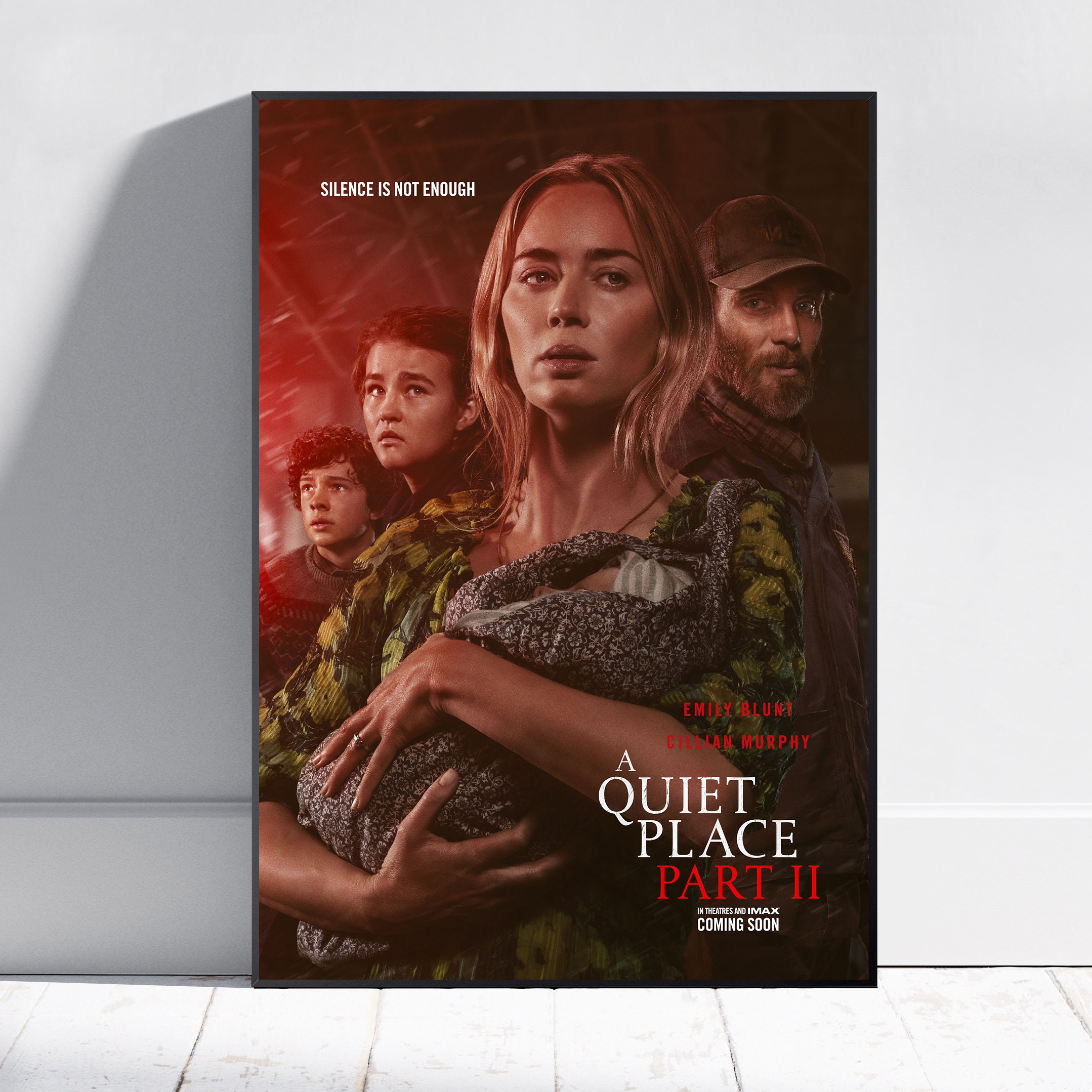 A Quiet Place Poster, Emily Blunt Wall Art, Fine Art Print, Movie ...