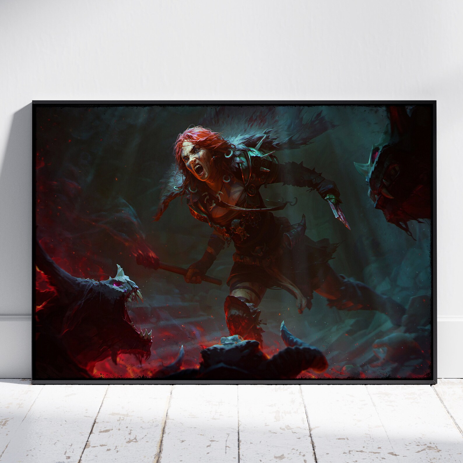 Diablo IV Poster, Daughter of Hatred Wall Art, Fine Art Print, Game ...