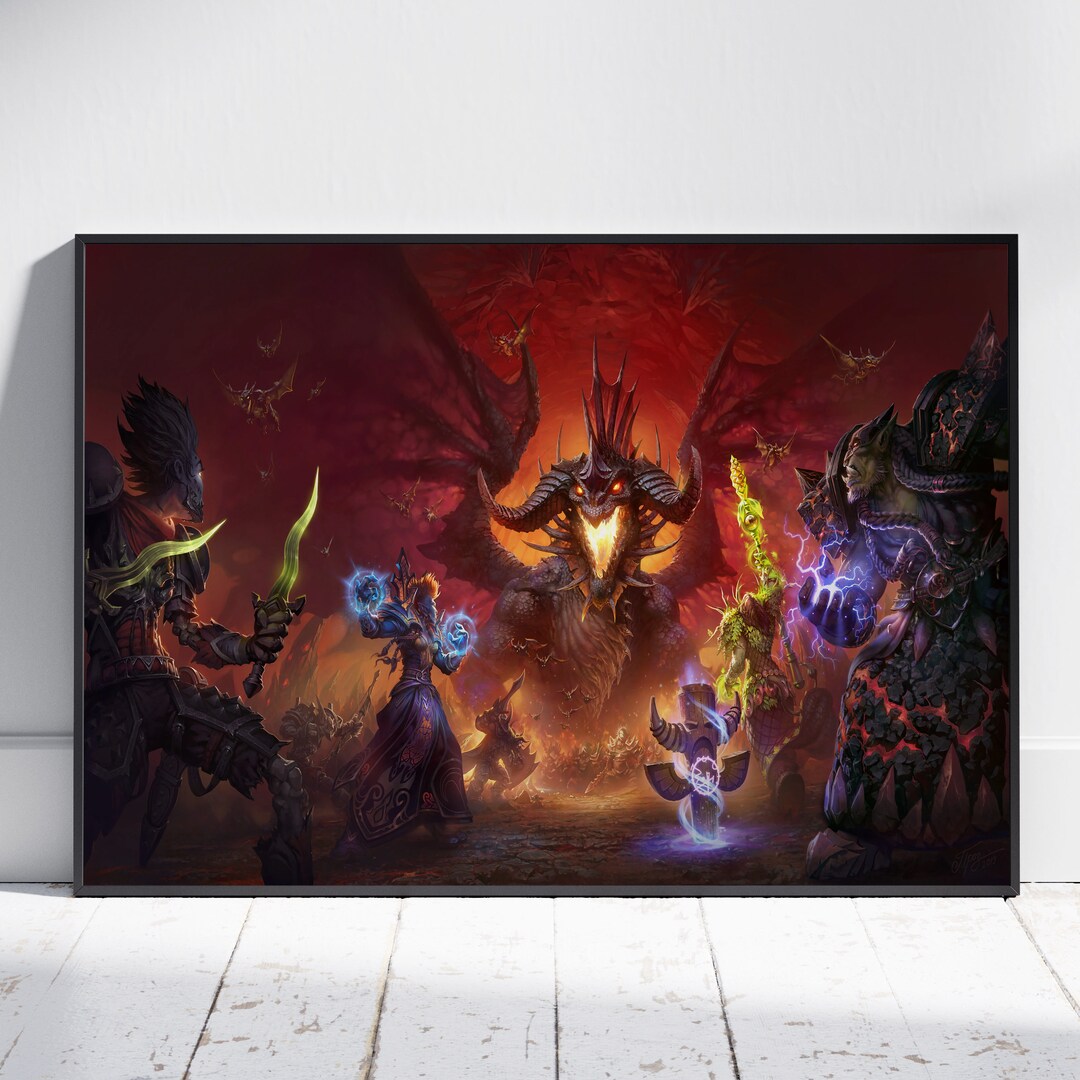 World of Warcraft Poster, Wrath of the Lich King Wall Art, Fine Art ...