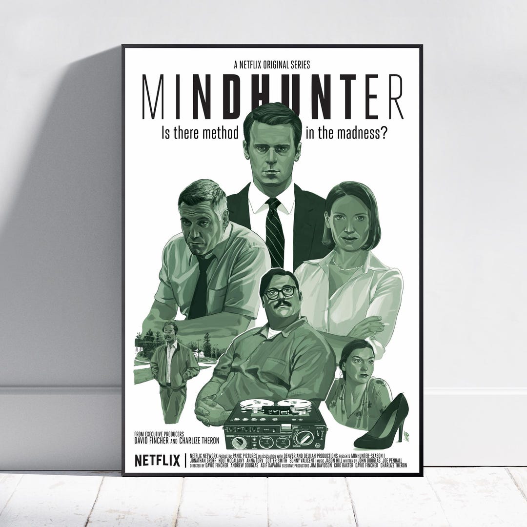 Mindhunter Poster, Holden Ford Wall Art, Rolled Canvas Print, TV Series Poster Gift, HQ Wall ...