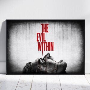 The Evil Within Poster, Video Game Wall Art, Rolled Canvas Print, Game ...