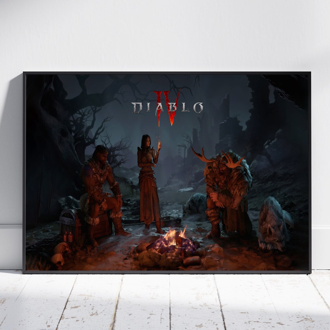 Diablo IV Poster, Daughter of Hatred Wall Art, Fine Art Print, Game ...