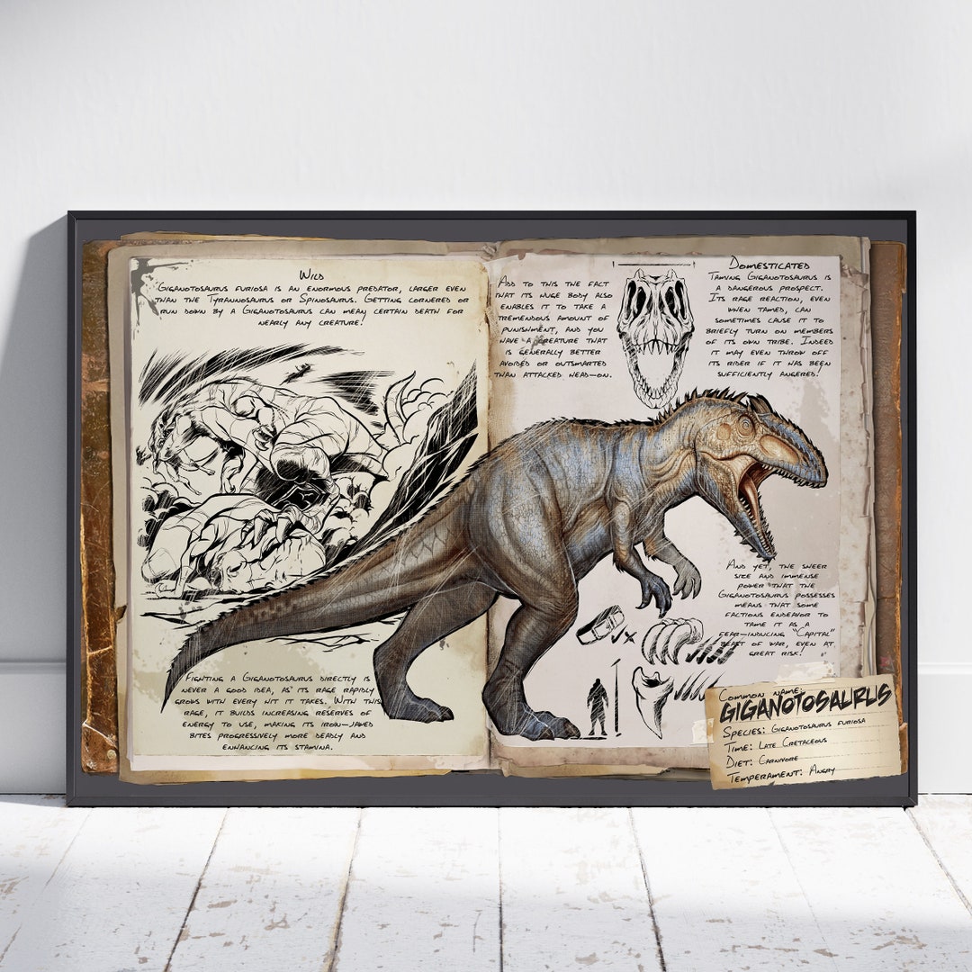 ARK Survival Evolved Poster, Dossiers Wall Art, Rolled Canvas Print ...