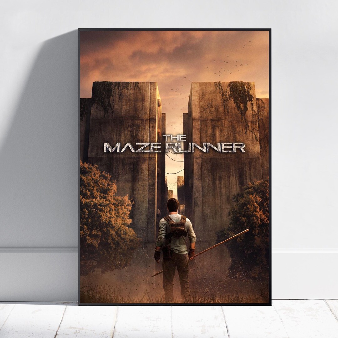 The Maze Runner Poster, Dylan O'brien Wall Art, Rolled Canvas Print ...