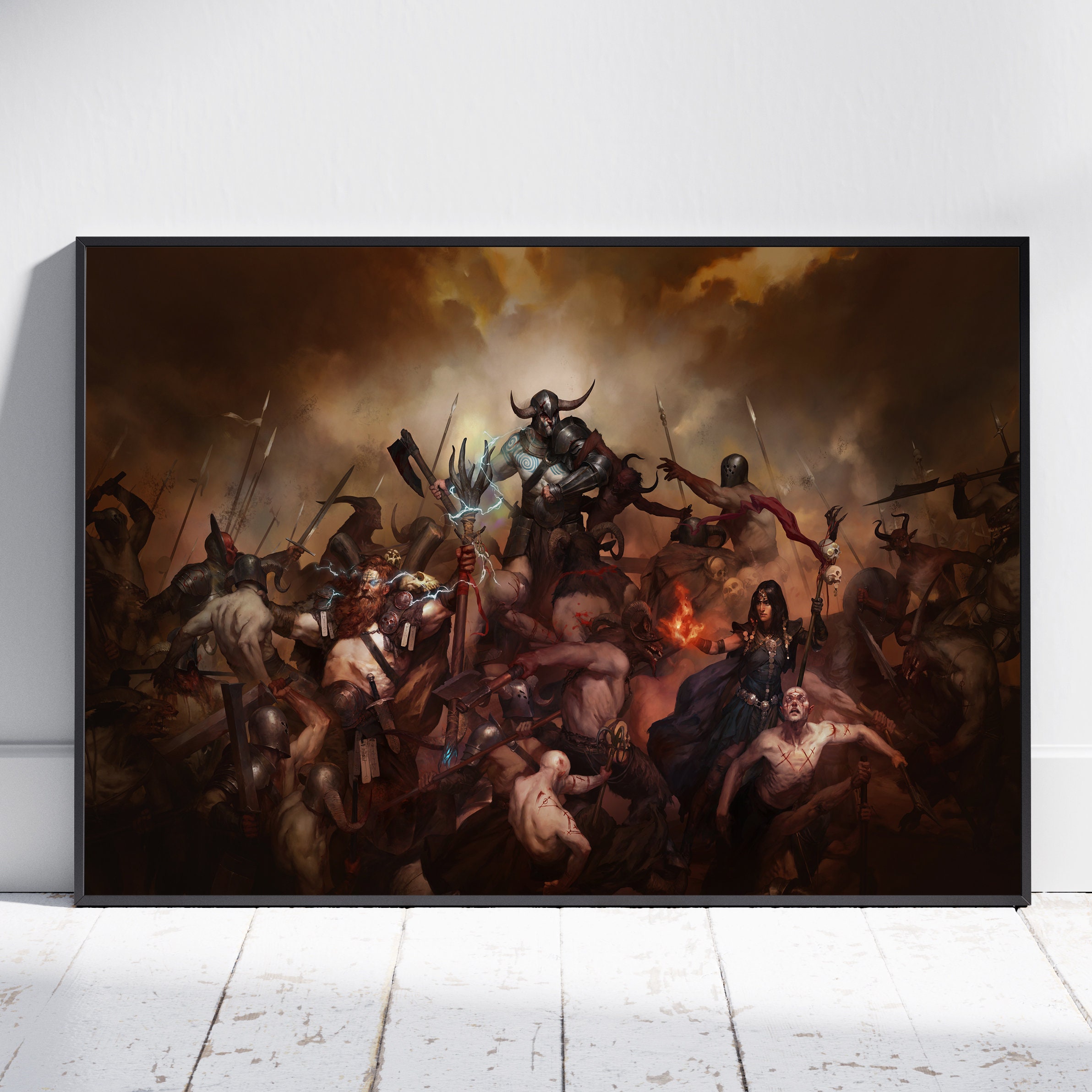 Diablo IV Poster, Daughter of Hatred Wall Art, Fine Art Print, Game ...