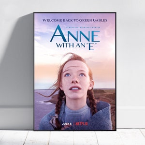 Anne With an E Poster, Amybeth Mcnulty Wall Art, Rolled Canvas Print ...