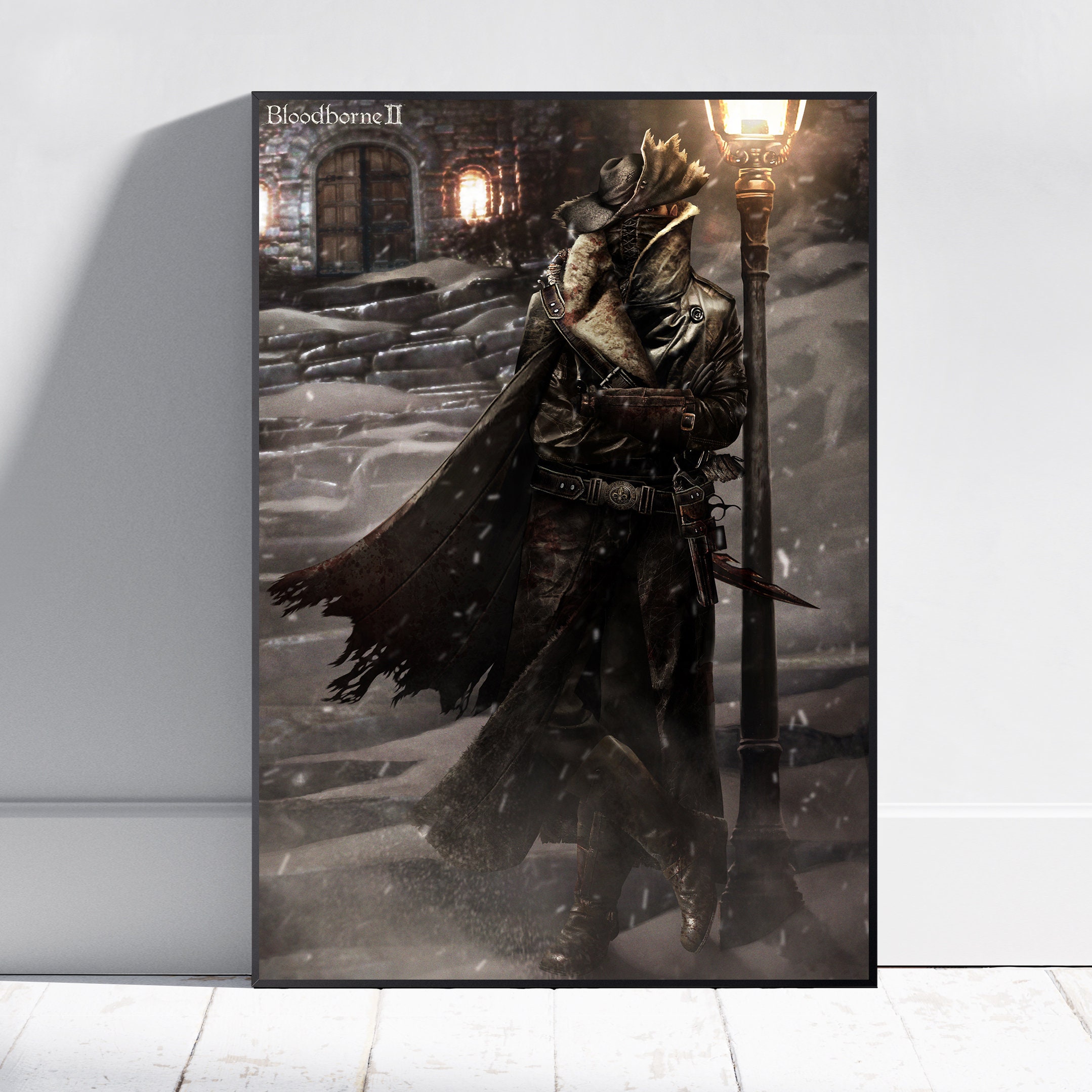 Bloodborne Poster, Lady Maria Wall Art, Rolled Canvas Print, Game ...