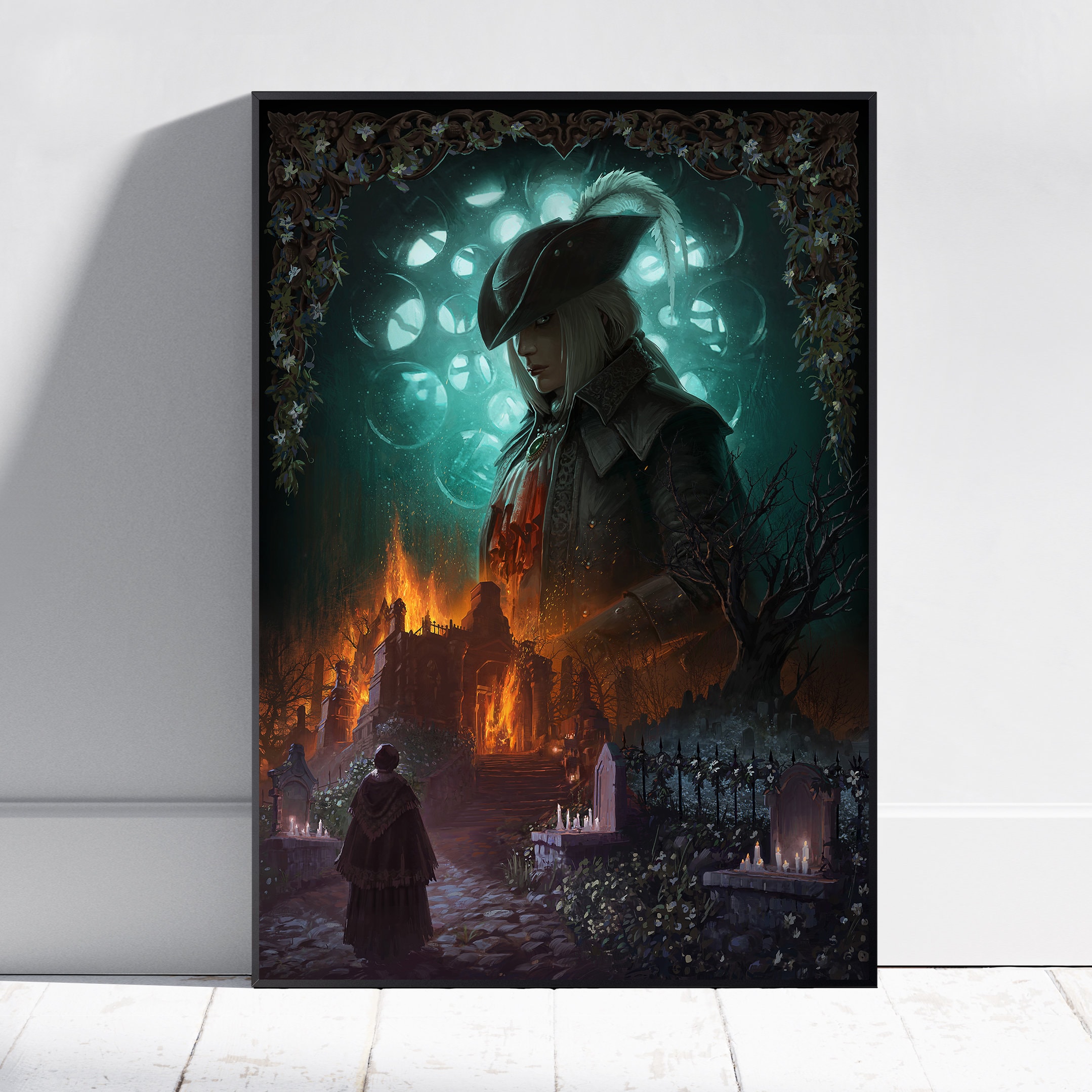 Bloodborne Poster, Lady Maria Wall Art, Fine Art Print, Game Poster ...