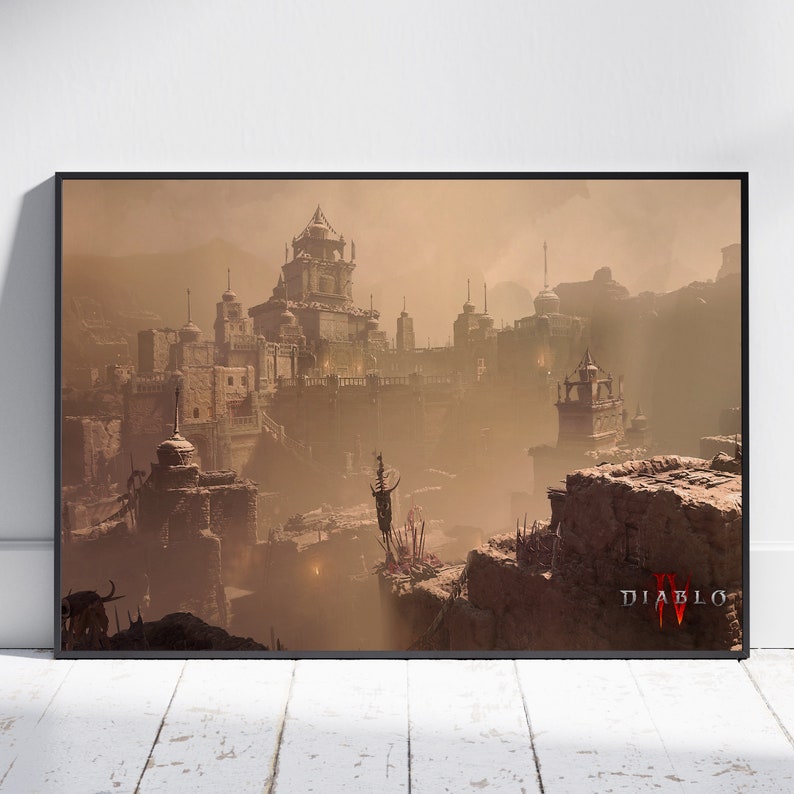 Diablo IV Poster, Daughter of Hatred Wall Art, Fine Art Print, Game ...