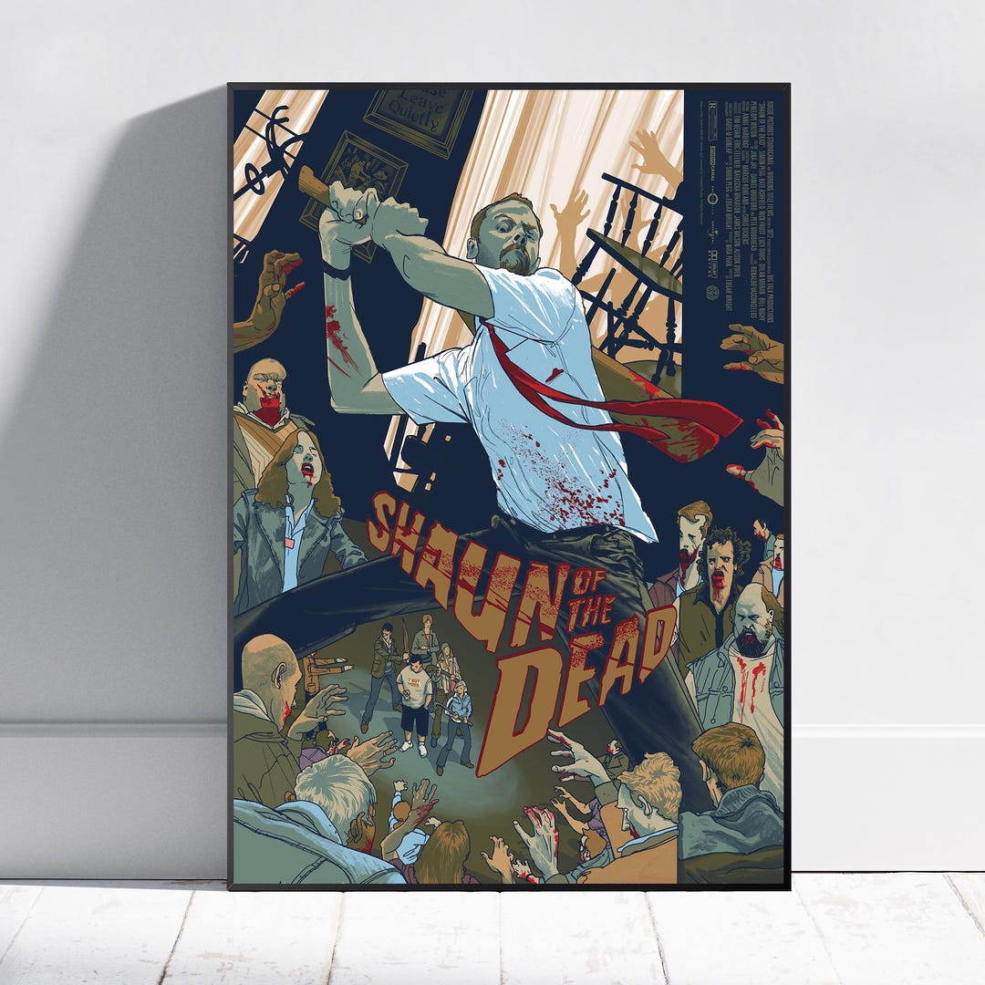 Shaun of the Dead Poster, Three Flavours Cornetto Wall Art, Rolled ...