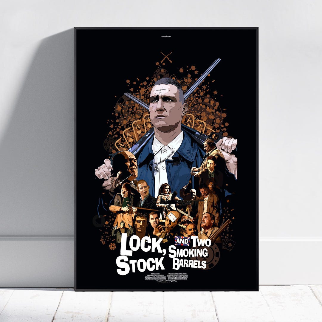 Lock, Stock and Two Smoking Barrels Poster, Jason Statham Wandkunst ...