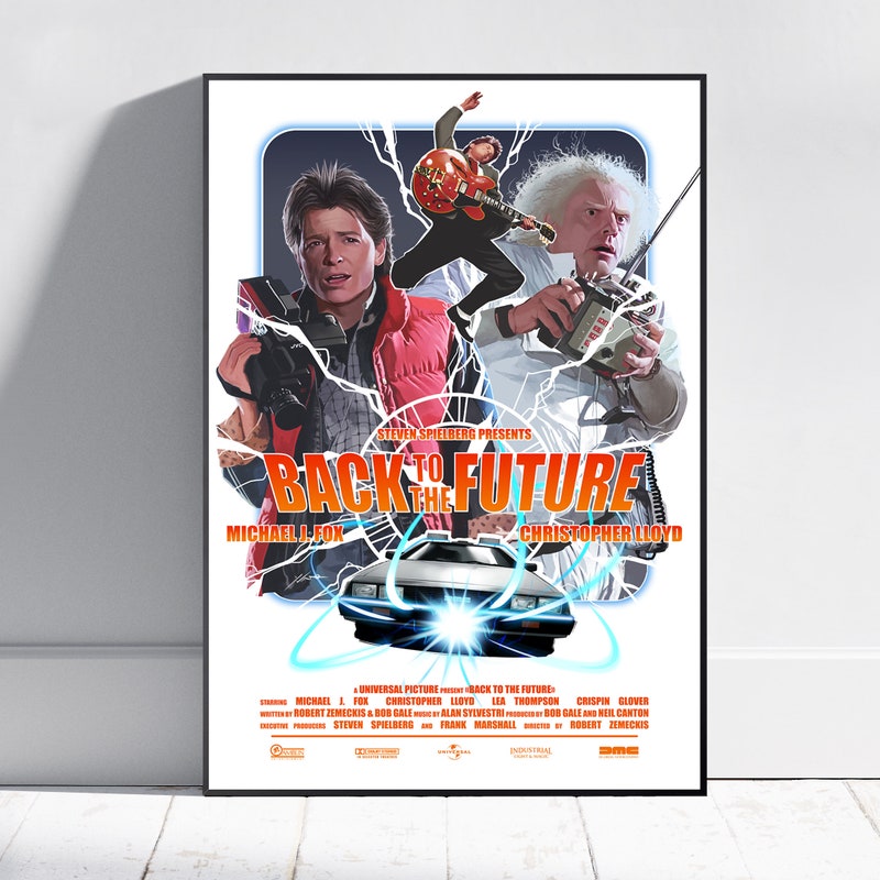 Back to the Future Poster - Etsy