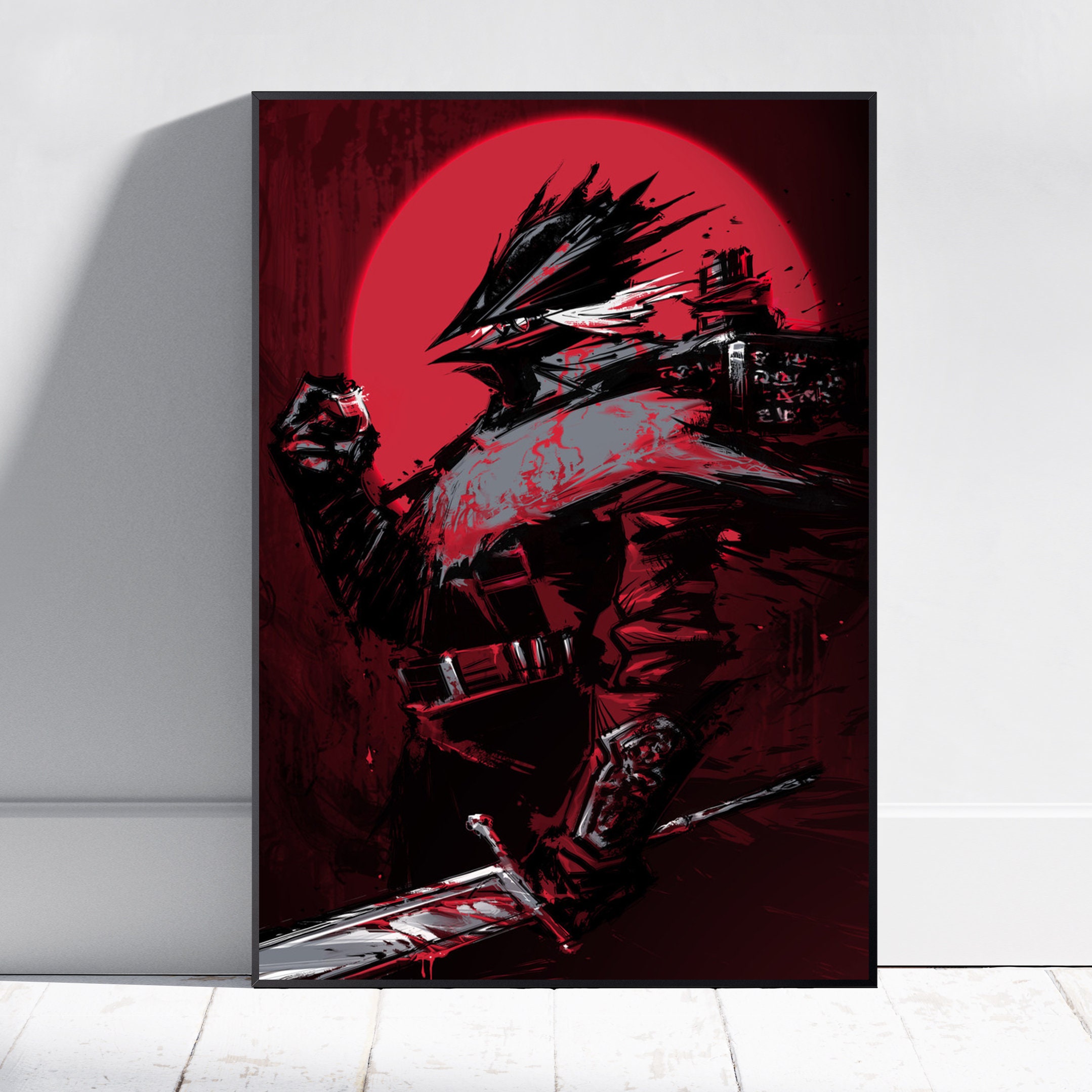 Bloodborne Poster, Lady Maria Wall Art, Fine Art Print, Game Poster ...