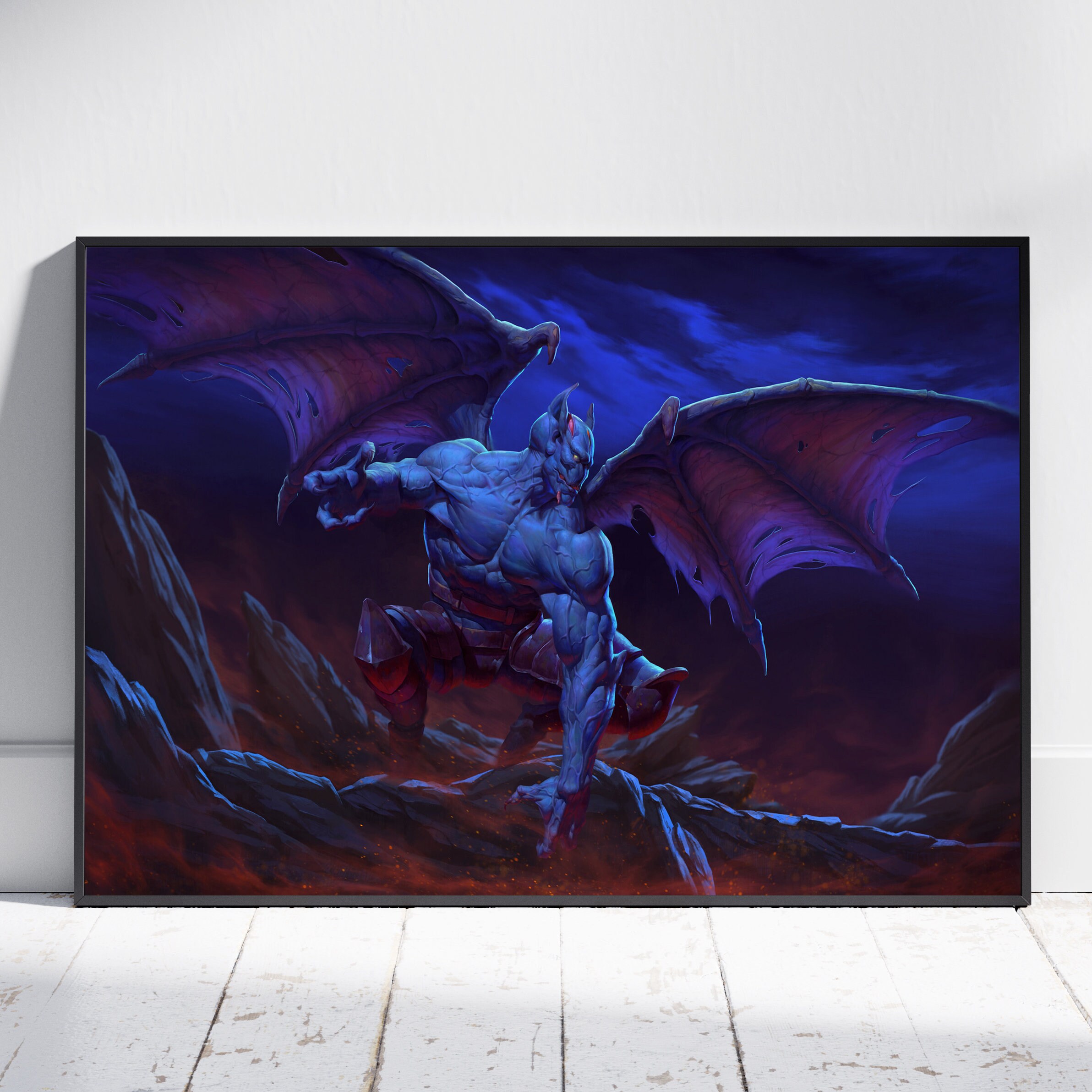 Dota 2 Poster, Defense of the Ancients Wall Art, Fine Art Print, Game ...
