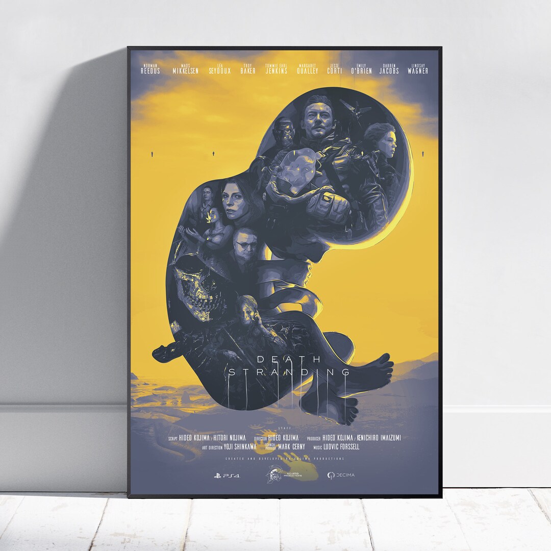 Death Stranding Poster, Norman Reedus Wall Art, Fine Art Print, Game ...
