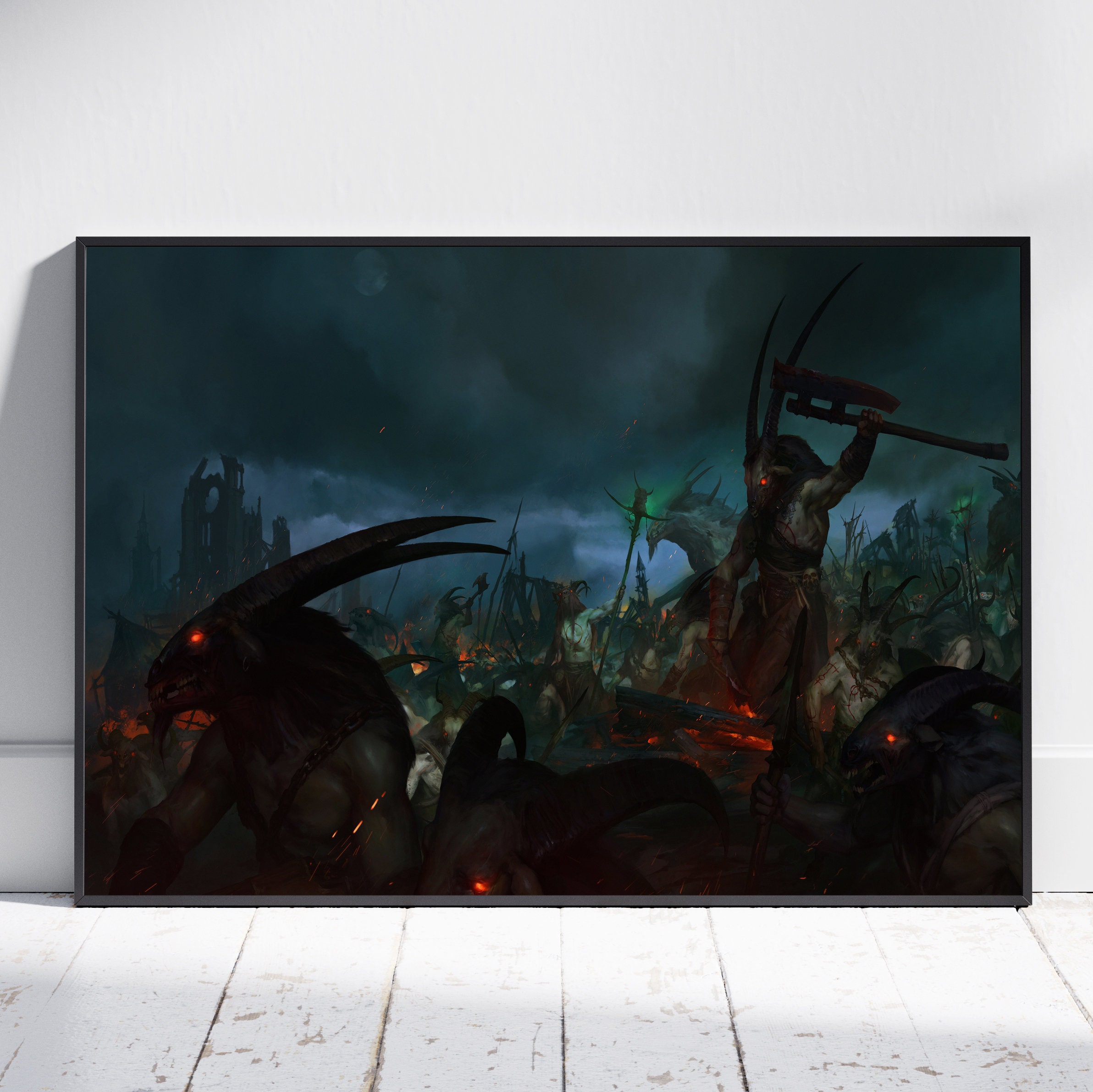 Diablo IV Poster, Daughter of Hatred Wall Art, Fine Art Print, Game ...