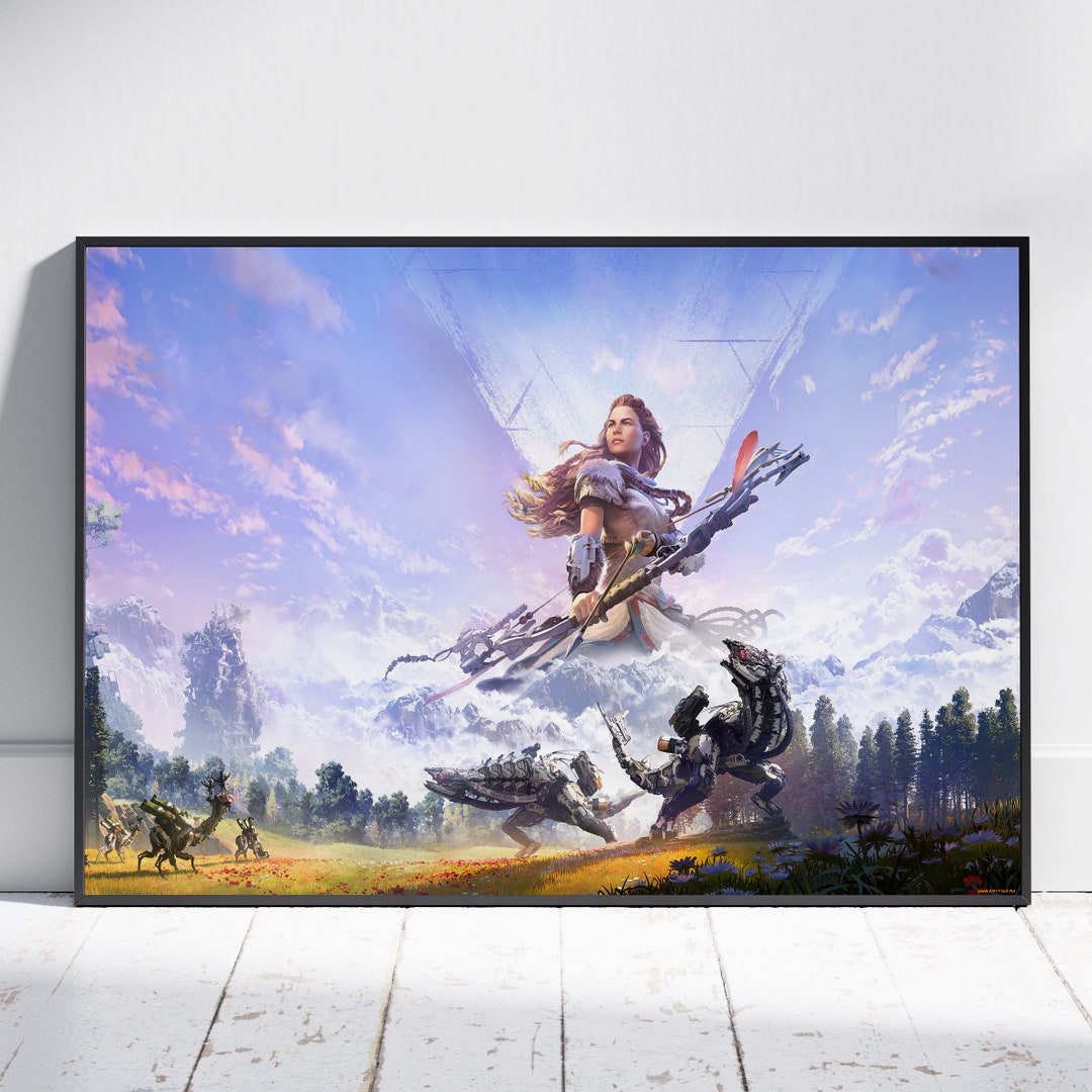 Horizon Zero Dawn Poster, Forbidden West Wall Art, Rolled Canvas Print ...