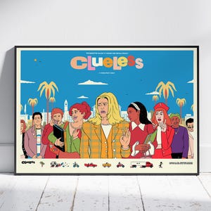 Clueless Poster, Alicia Silverstone Wall Art, Rolled Canvas Print ...