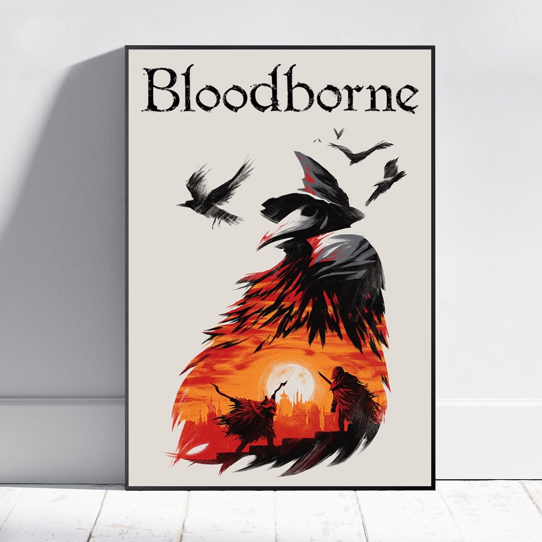 Bloodborne Poster, Lady Maria Wall Art, Rolled Canvas Print, Game ...