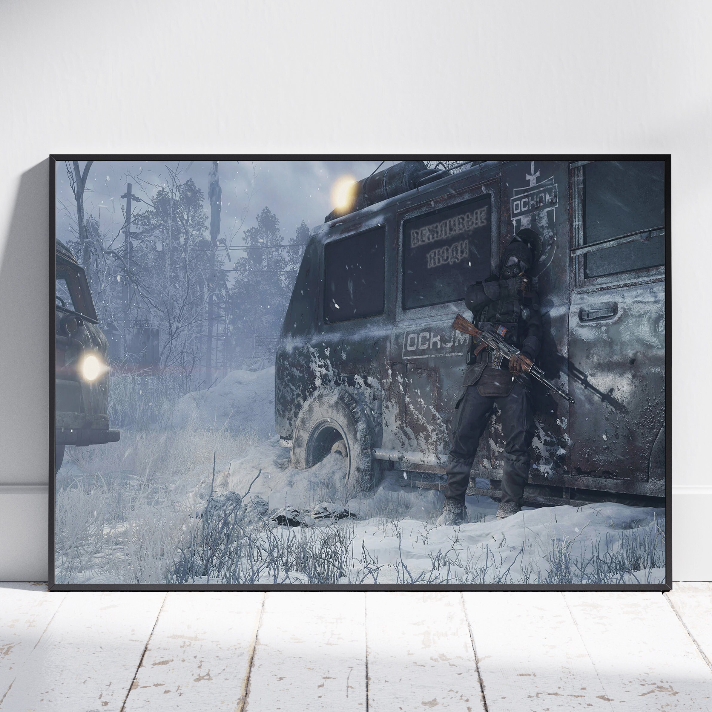 Metro Exodus Poster, Metro 2033 Wall Art, Fine Art Print, Game Poster ...