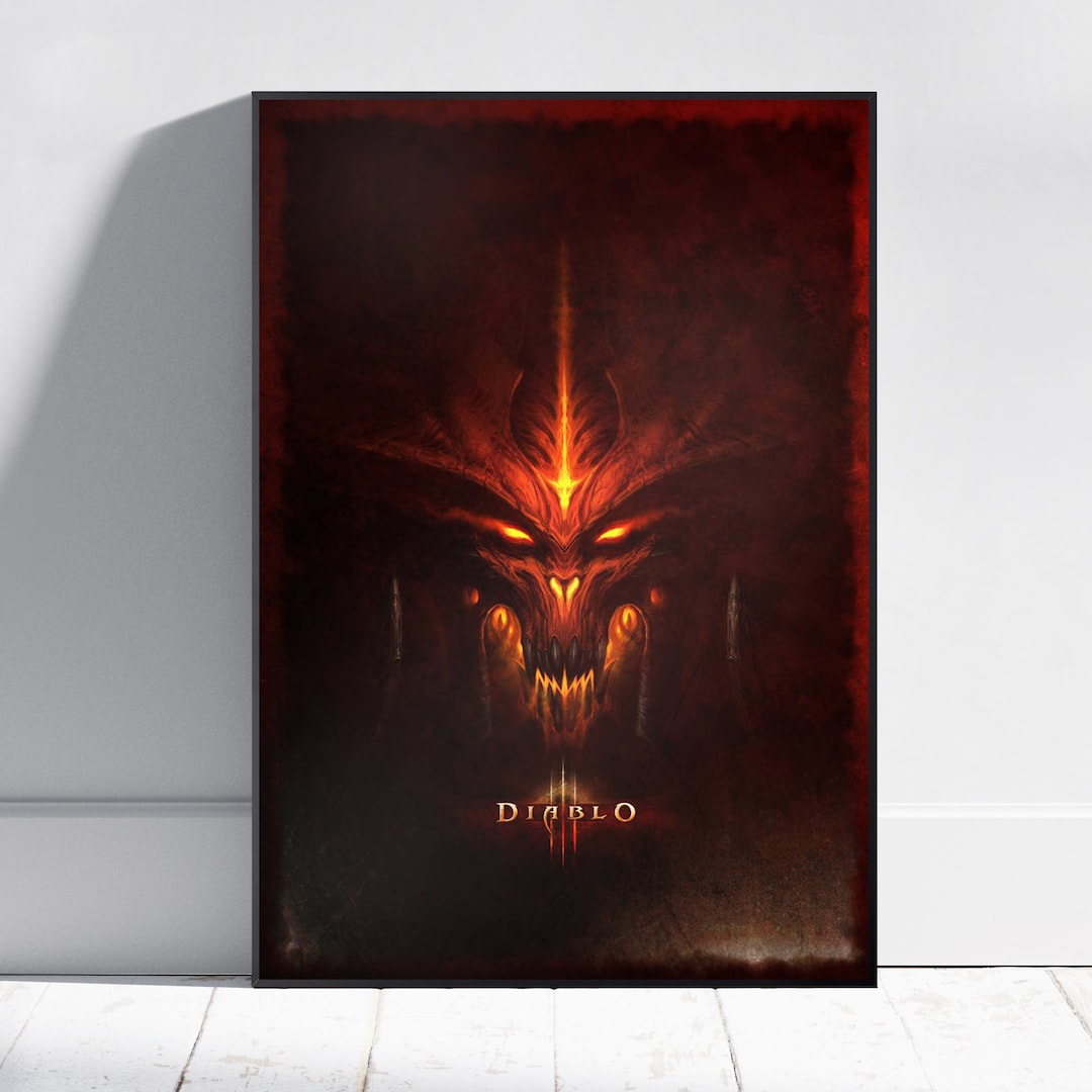 Diablo III Poster, Demon Hunter Wall Art, Fine Art Print, Game Poster ...