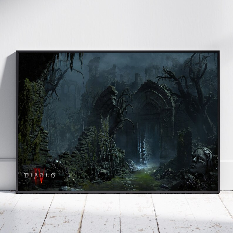 Diablo IV Poster, Daughter of Hatred Wall Art, Fine Art Print, Game ...