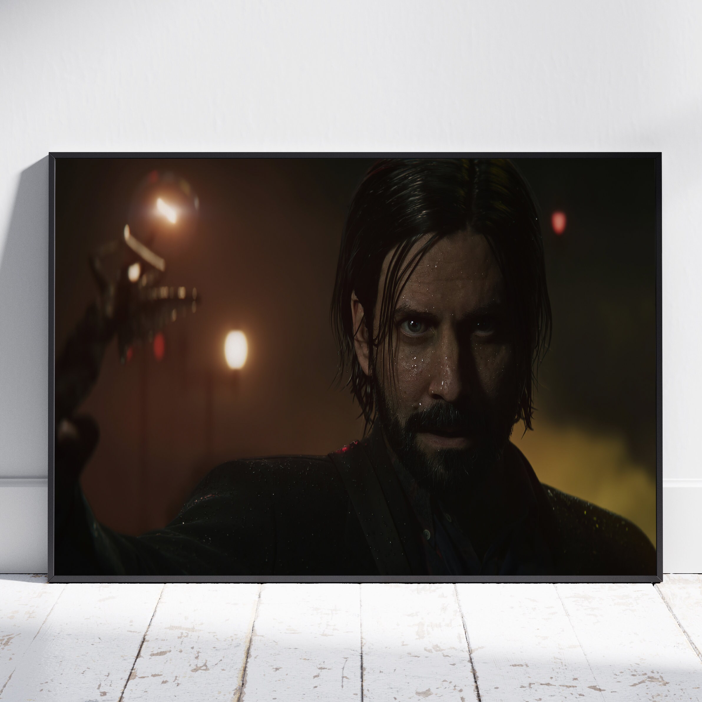 Alan Wake Poster, Thomas Zane Wall Art, Fine Art Print, Game Poster ...