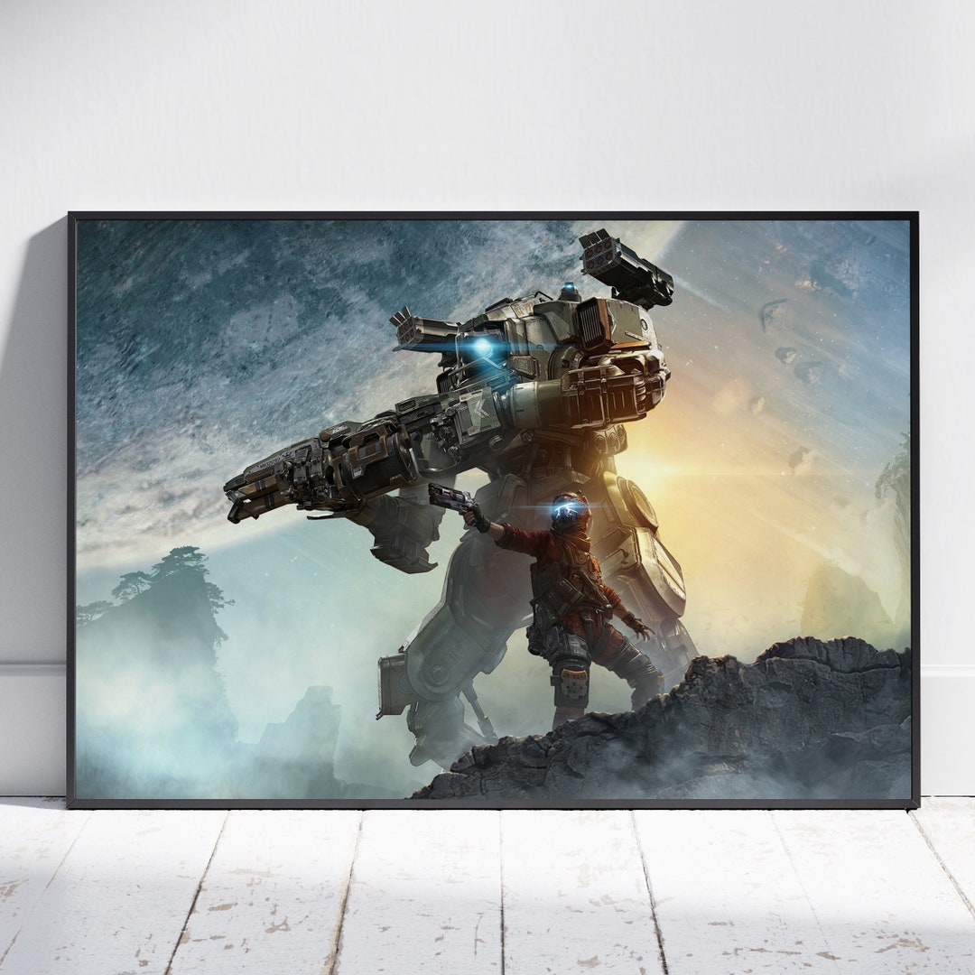 Titanfall Poster, Jack Cooper Wall Art, Rolled Canvas Print, Game ...