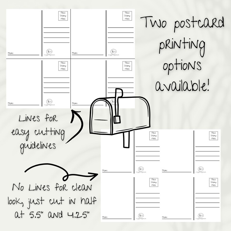 PRINTABLE Kids Coloring Postcards, Postcards to Color, Postcards for ...