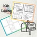 PRINTABLE Kids Coloring Postcards, Postcards to Color, Postcards for ...