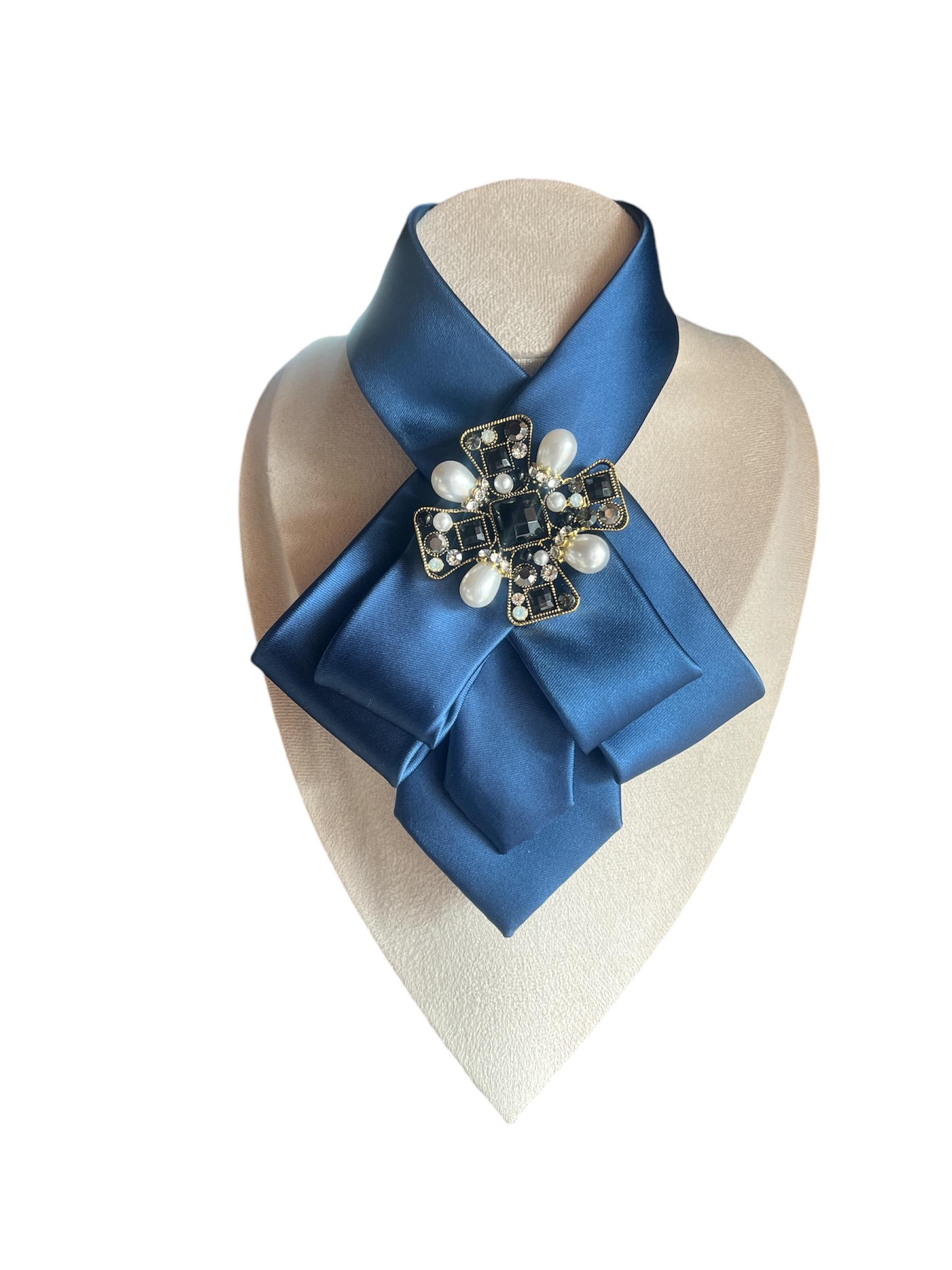 Elegant Necktie Necklace for Women - Handmade Bow Tie Accessory With ...