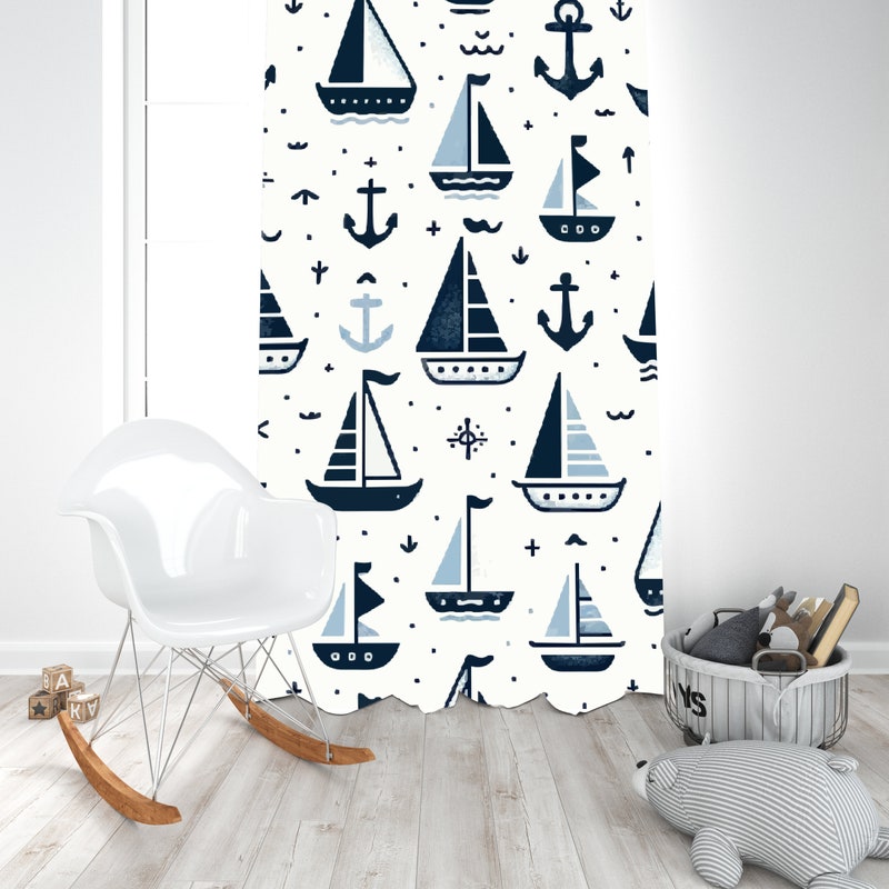 Nautical Curtains - Etsy