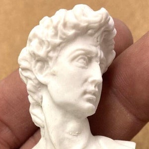 Michelangelo's David Miniature Figurine Mini Bust, 3" Made in Italy - Etsy