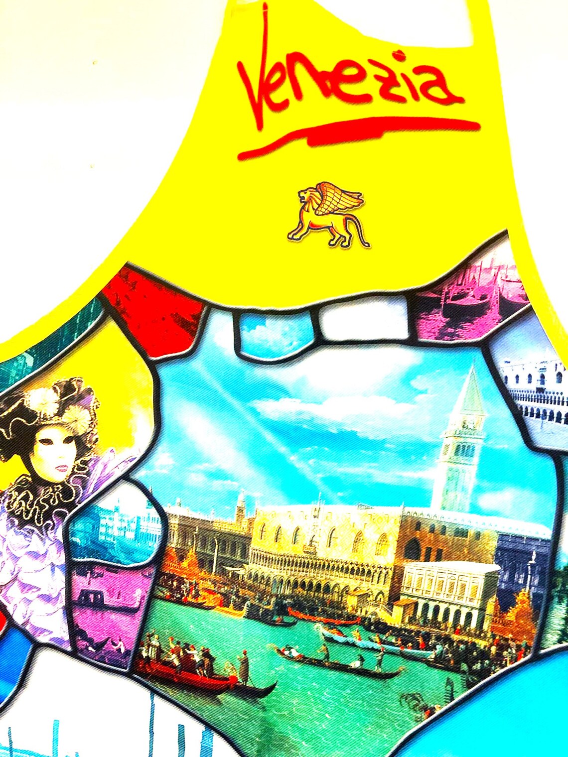 Venice Italy Cooking Apron Made in Italy, Colorful Novelty Apron to ...