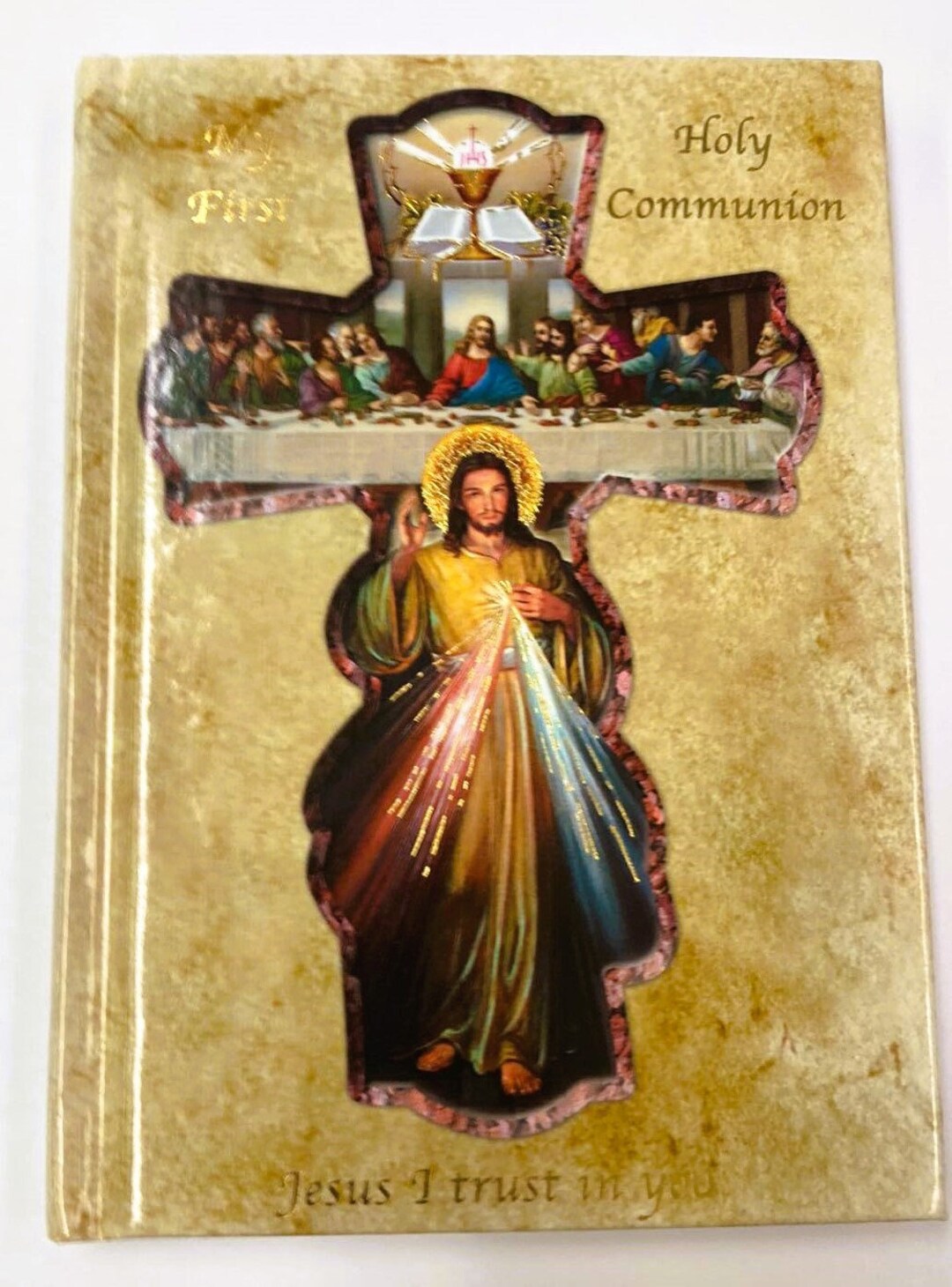 Holy Communion Missal, Divine Mercy Cover, Catholic First Communion ...