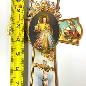 Divine Mercy Cross, Made in Italy, Beautiful Colors and Images ...