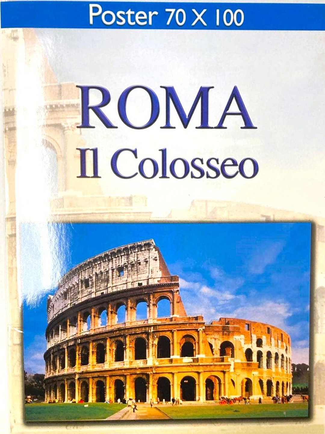 Large Roman Colosseum Poster, High Quality Poster Paper and Imaging ...