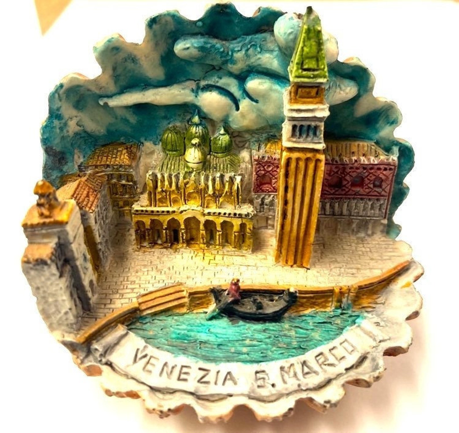 Venice Italy San Marcos Square Miniature Figurine, Venice Souvenir Gift ...