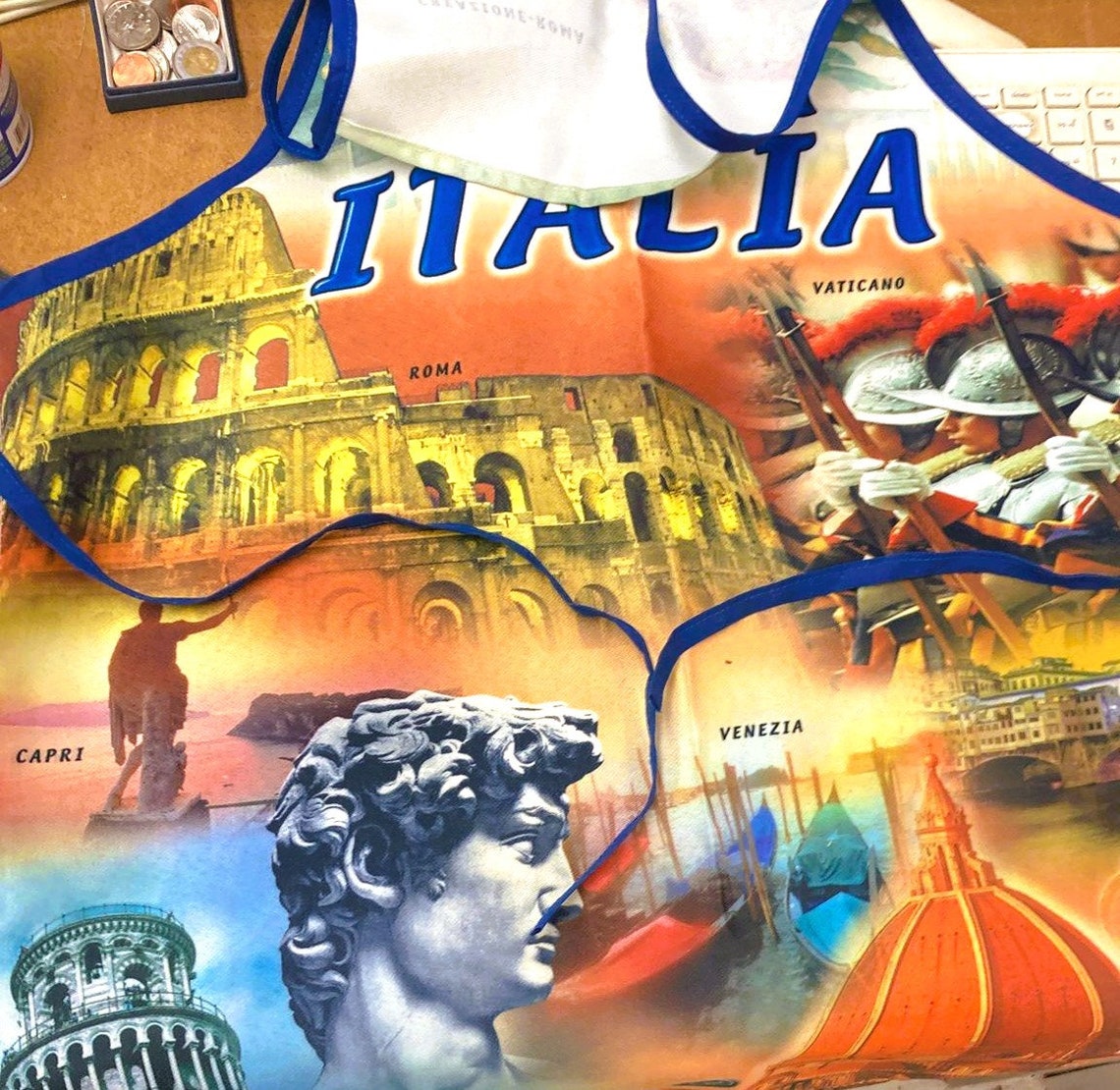 Bella Italia Kitchen Apron for Italy Lovers, Made in Italy, Lovely ...